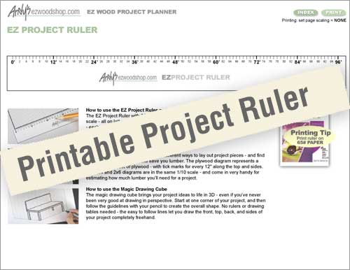 EZ Wood Project Planner - Closer Look